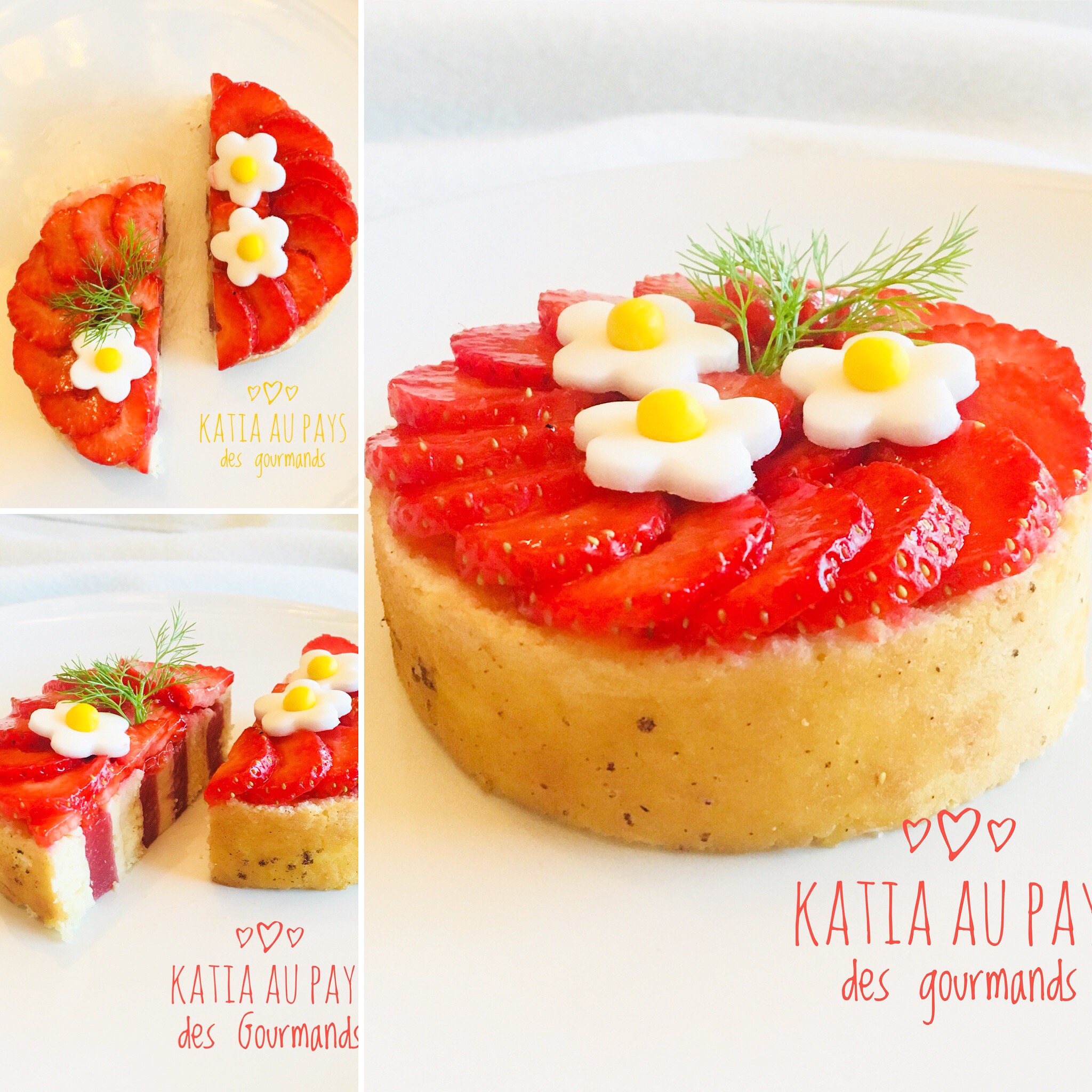 Roller fraises-fenouil, Katia au pays des gourmands,