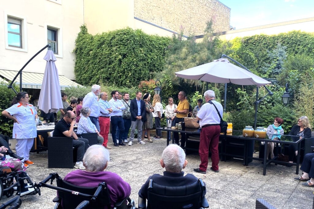 Un potager collaboratif au sein de l'EHPAD Korian à Reims